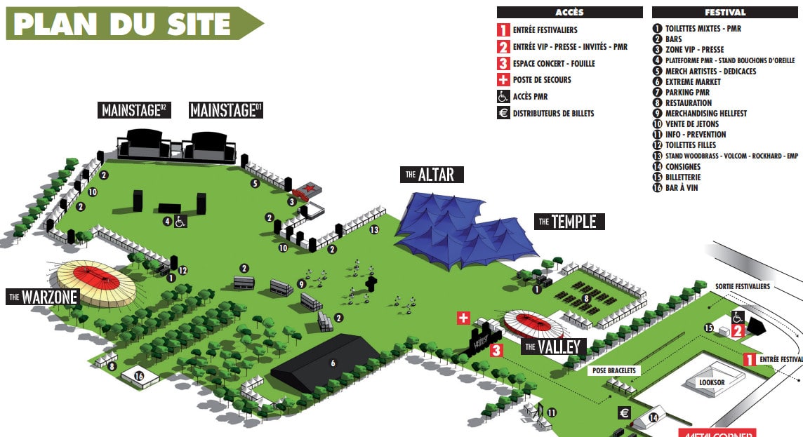Plan Hellfest 2012 – Guide du Parent Galactique